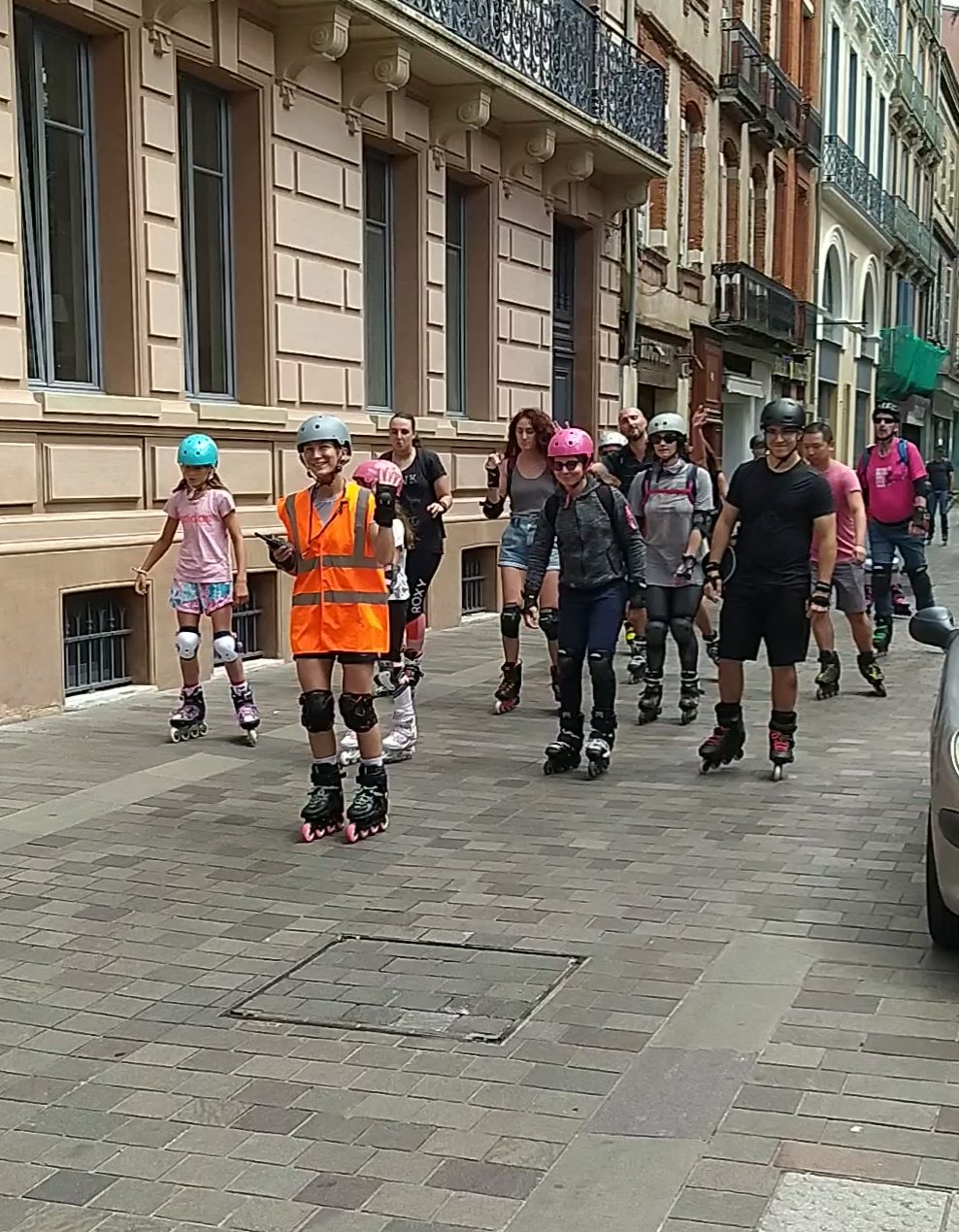 Randonnées Roller - Découvrez la ville en roller - Roulez Rose